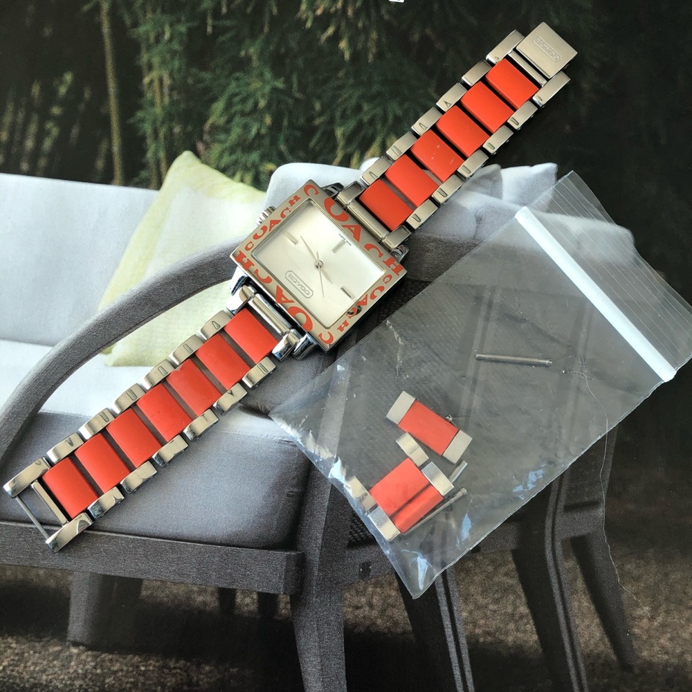 Coach Orange Logo Watch - Gem